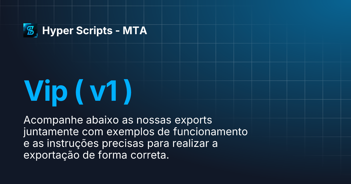 Vip ( v1 ) | Hyper Scripts - MTA