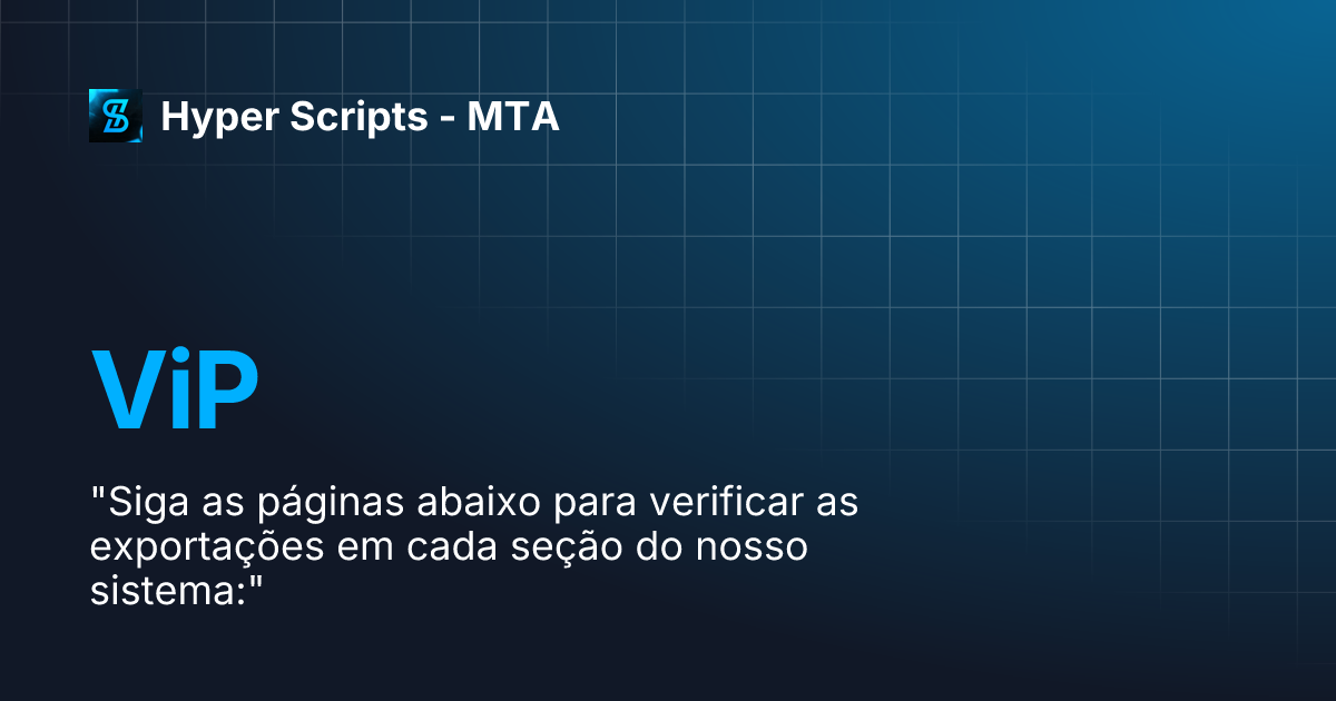 ViP | Hyper Scripts - MTA